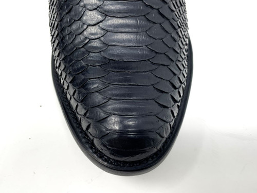 Roper Peyton Black Python Cowboy Boots/Ready to Ship - One 2 mini Ranch