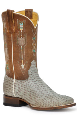 Roper Women's Wide Calf Python Embossed Western Boots - One 2 mini Ranch