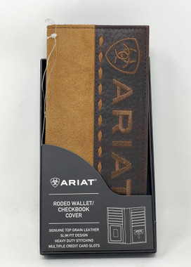 Ariat Crocodile Embossed Roughout Rodeo Wallet/Checkbook Cover - One 2 ...