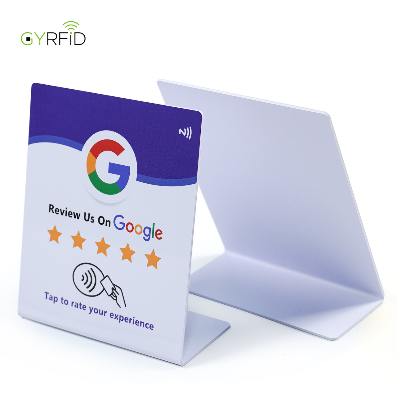 PVC Nfc Plate Google Review NTAG215 Nfc Google Review Stand