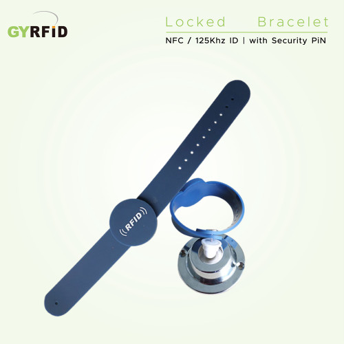 Lockable ID Bracelet with Metal pin for prison jail | GYRFID