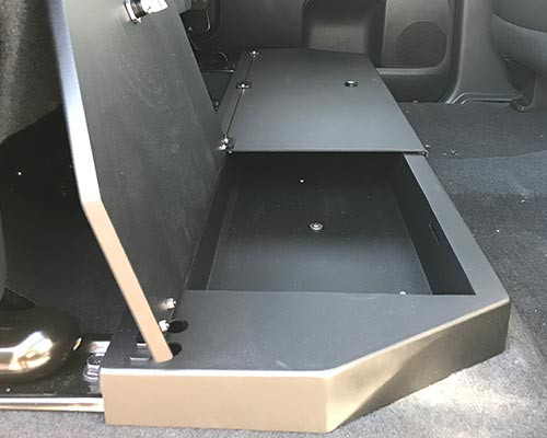 Toyota Tundra Crewmax Aluminum Rear Under Seat Storage Unit - Cabe ...
