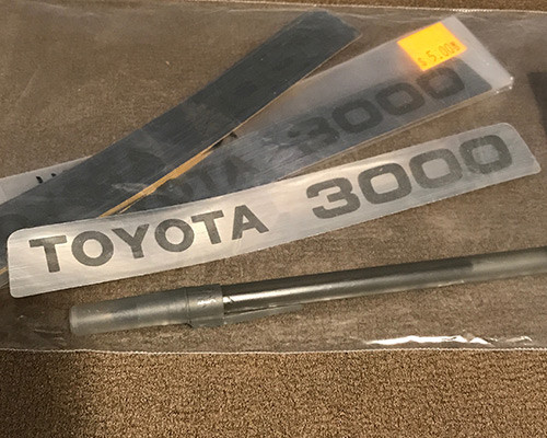 Toyota 3000 decal sticker - Cabe Performance Long Beach