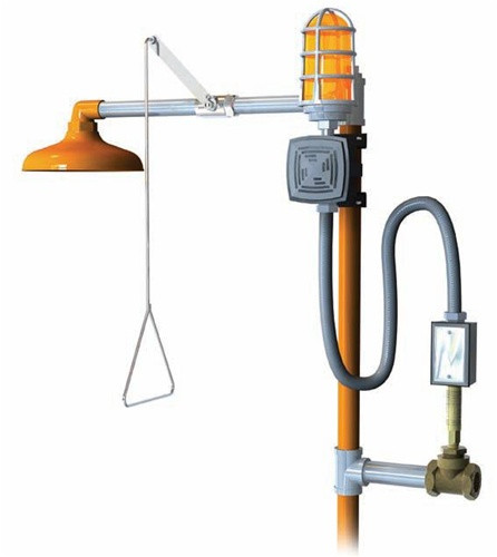 Electric Alarm Unit for Safety Stations, with Light & Horn, Double Pole
