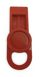205508 ID Washer Tab - LABEL SAFE - Red, 6/PK