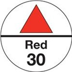 Oil Safe 900471 GFP Label Kit - # 1-30 - 6 Color/Shape Combination