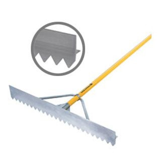 Midwest Rake 56007 42" Light Lute/Rake, 82" OS Yellow AH, Goliath Bracing