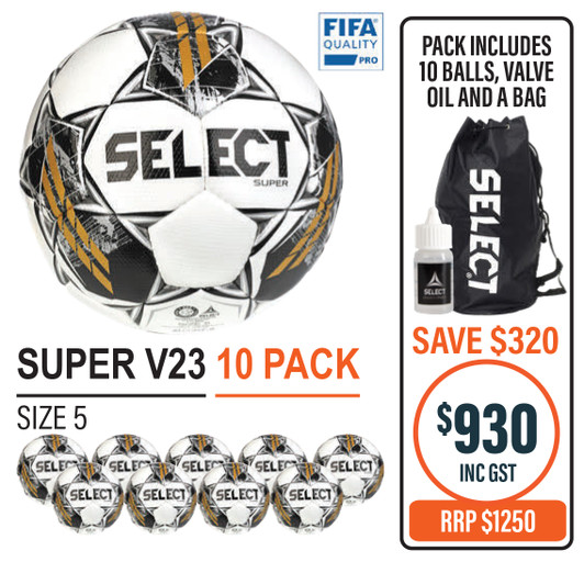 SUPER (FIFA PRO) 10 BALL PACK - Select Football (Evolution Sports ...