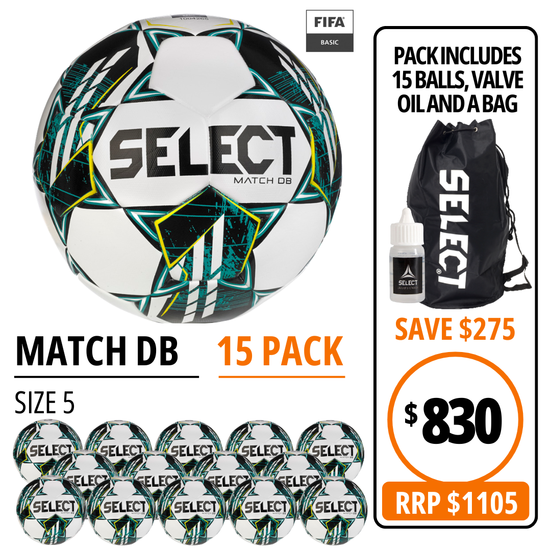 MATCH DB (FIFA BASIC) 15 BALL PACK - Select Football (Evolution Sports ...