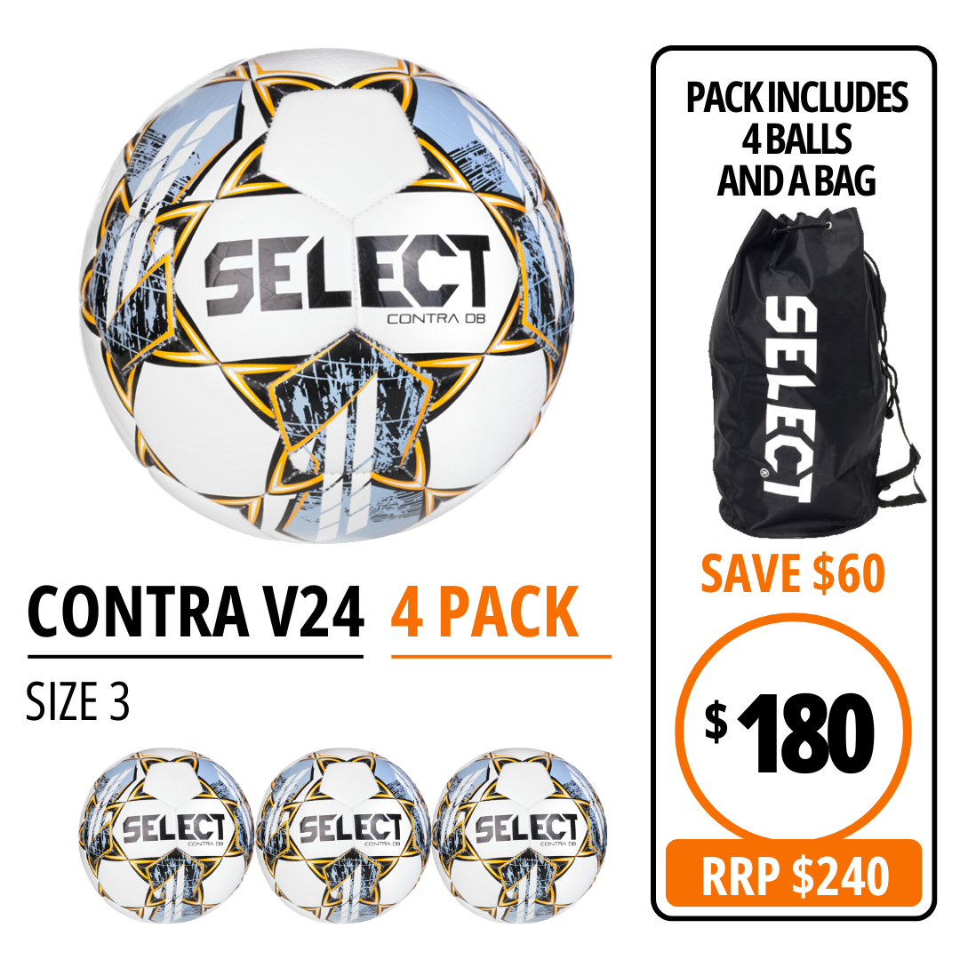CONTRA DB3 V24 4 PACK - Select Football (Evolution Sports Imports Pty Ltd)