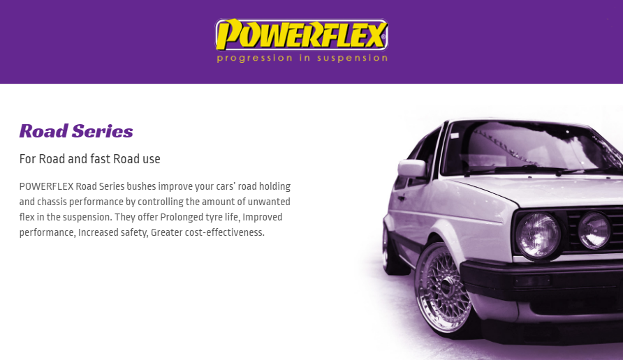 Suspension Bushes - Powerflex - Road & Black Series