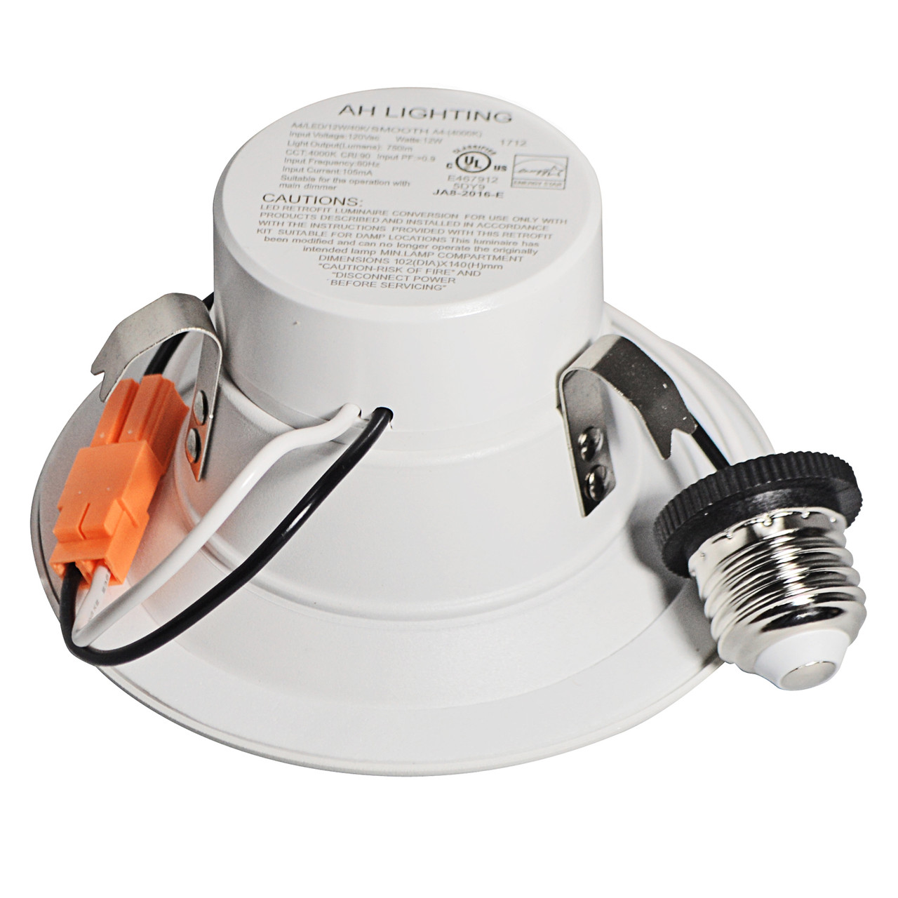 4" 5CCT Recessed Smooth Retrofit Kit - AH LIGHTING INC