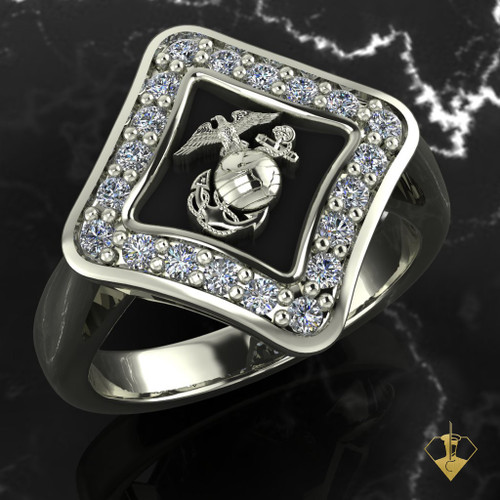 US Navy Gold Ring