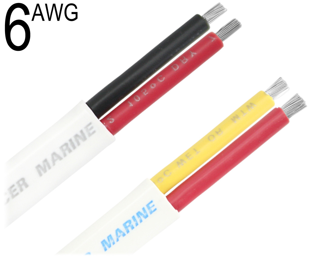 Duplex Cable, 6 AWG