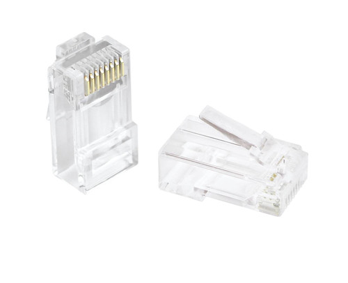 RJ45 Modular Plug, 8 Position (25 PACK)