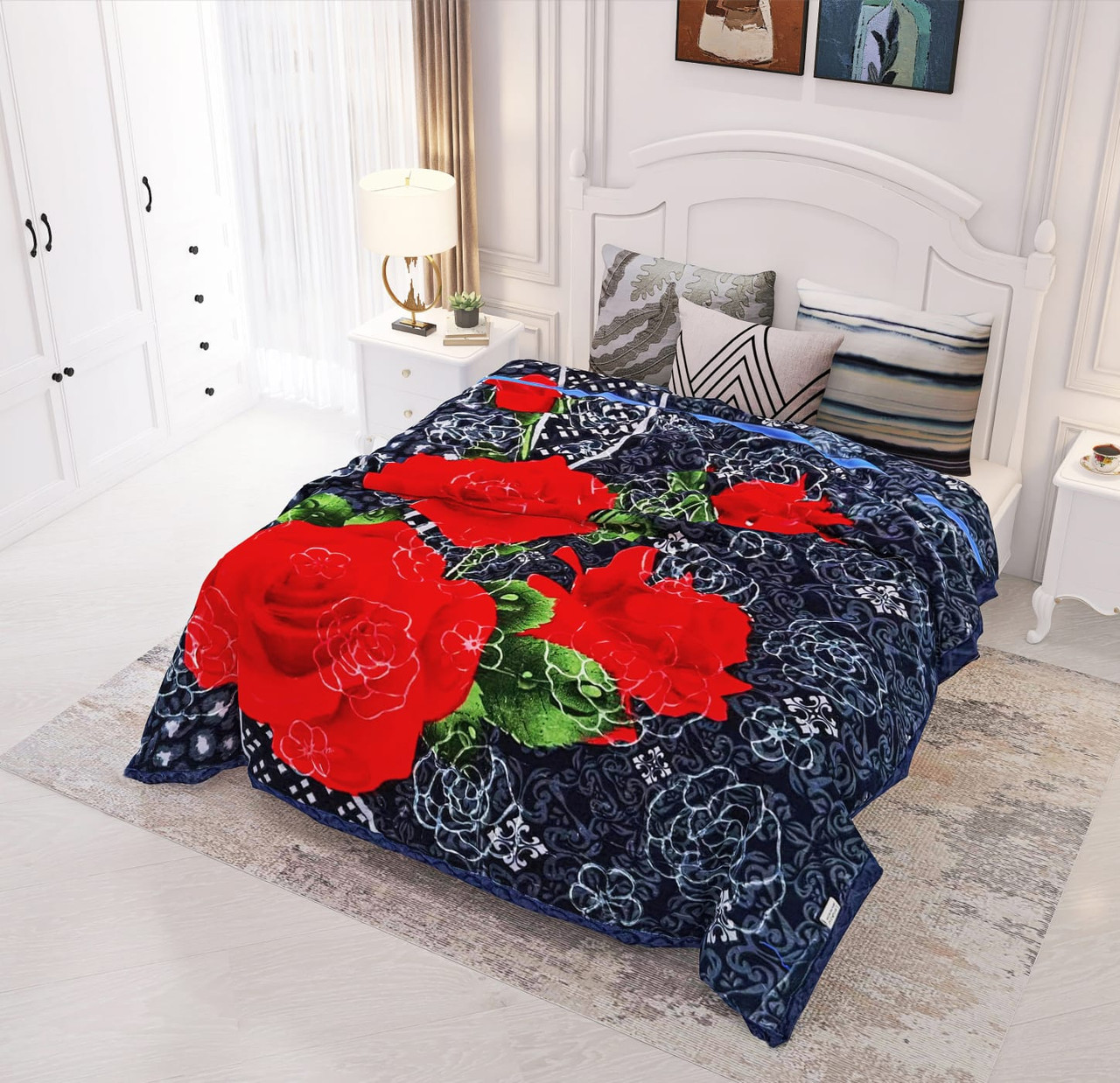 Lemar 2 Ply Blanket - Purple