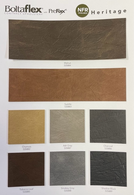 Boltaflex Heritage Vinyl Sample Card - Graham Fabrics and Supply
