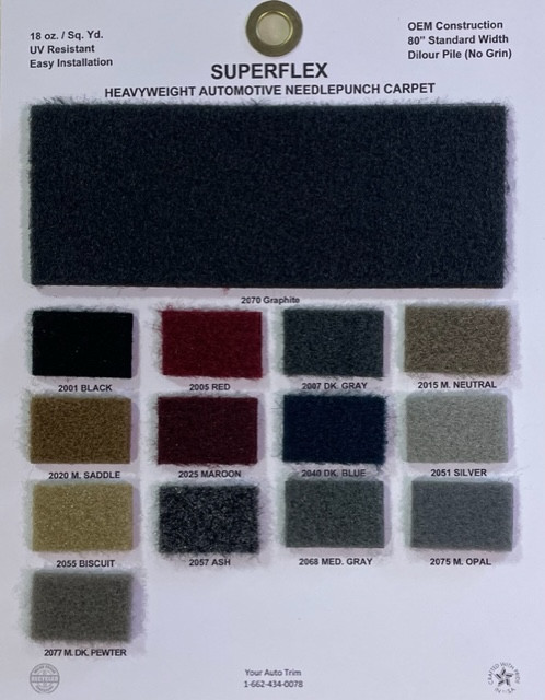 Purchase A Superflex Ozite Sample Card