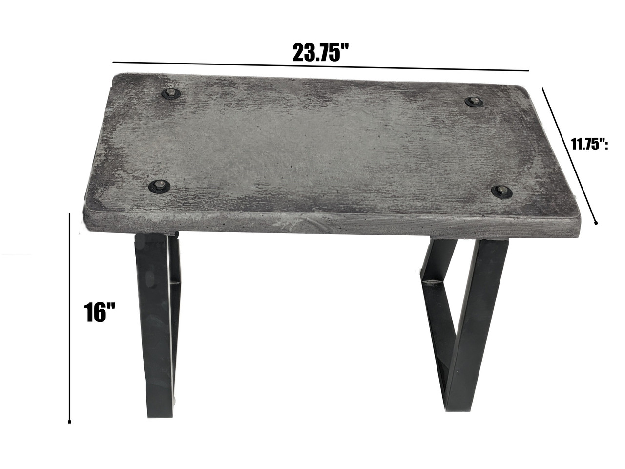 Custom Engraved Memorial Bench Measures 23.75" L x 11.75" W x 16.5" H ...