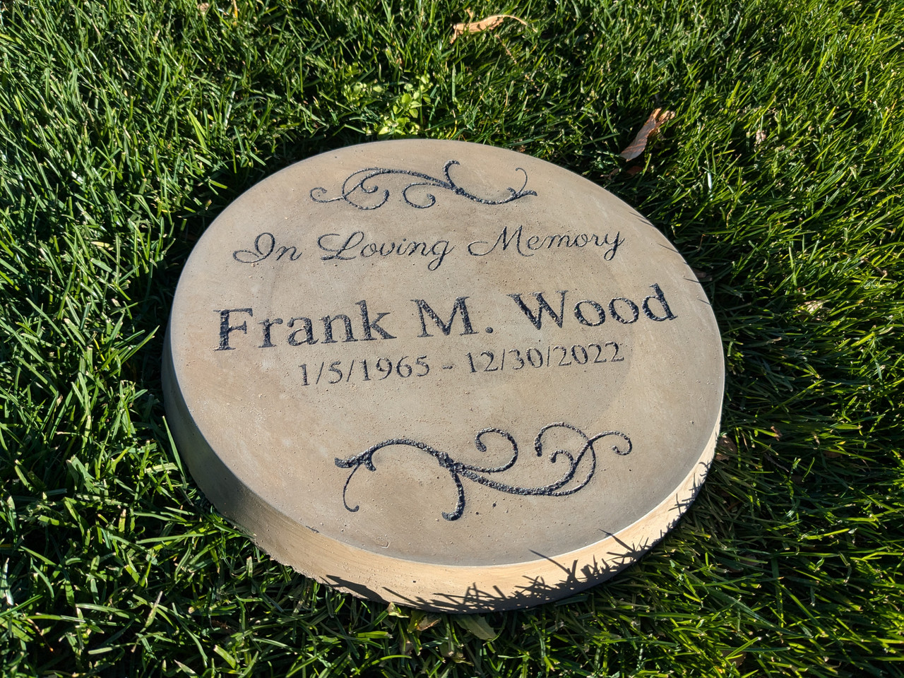 Engraved Memory Garden Stepping Stones Memorial Garden Stone Generic