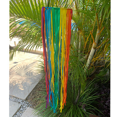 Garden Outdoor cotton rainbow wind streamer