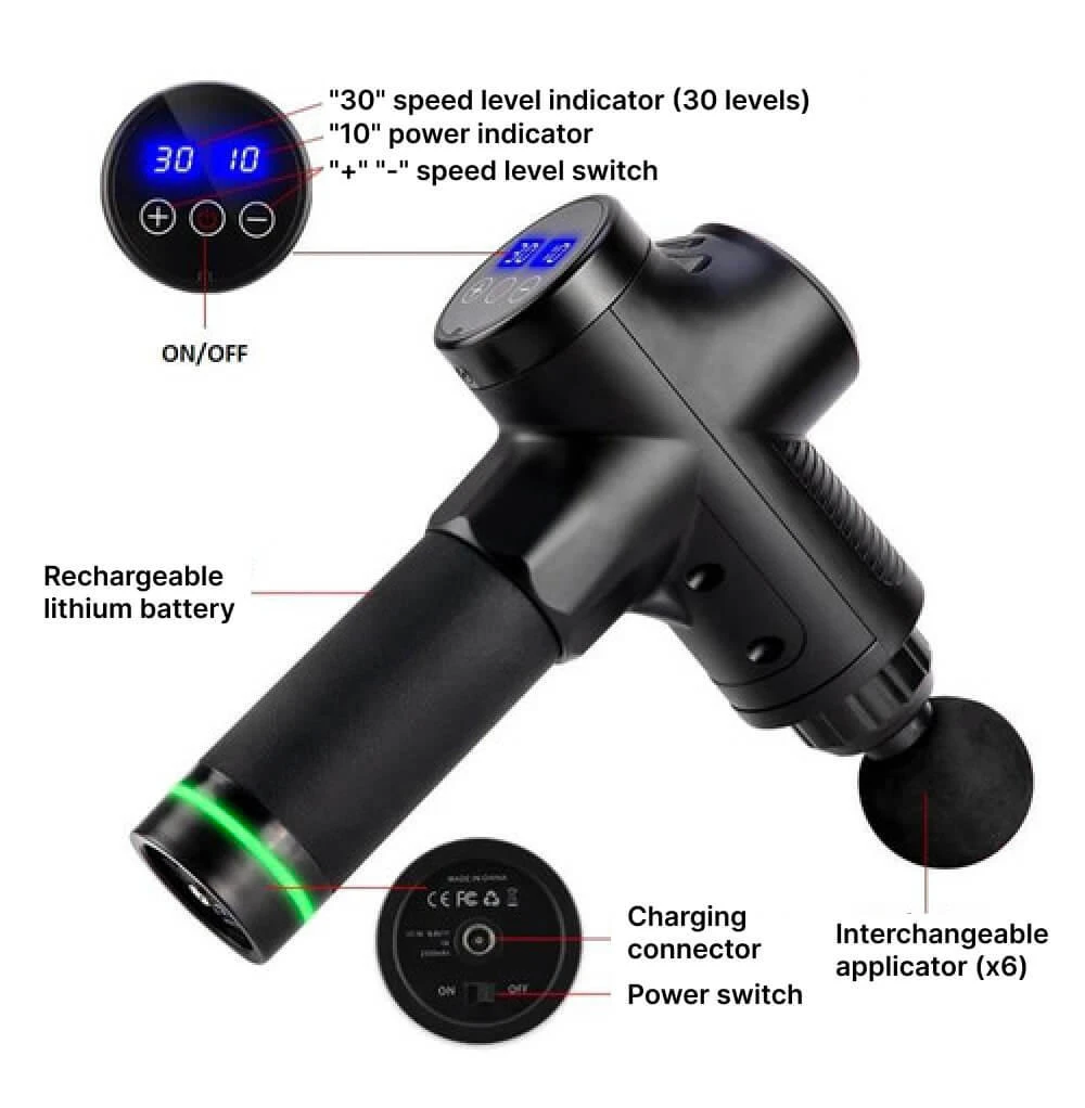 Massage Gun - Muscle Massage Device