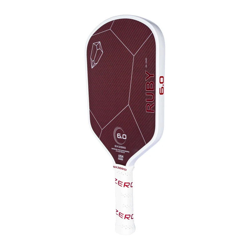 Six Zero Ruby 14mm Pickleball Paddle