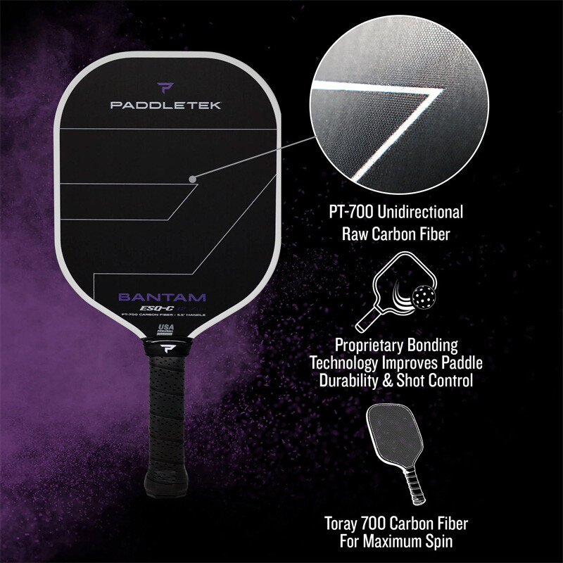Paddletek Bantam ESQ-C 12.7 Pickleball Paddle | Fromuth Racquet Sports