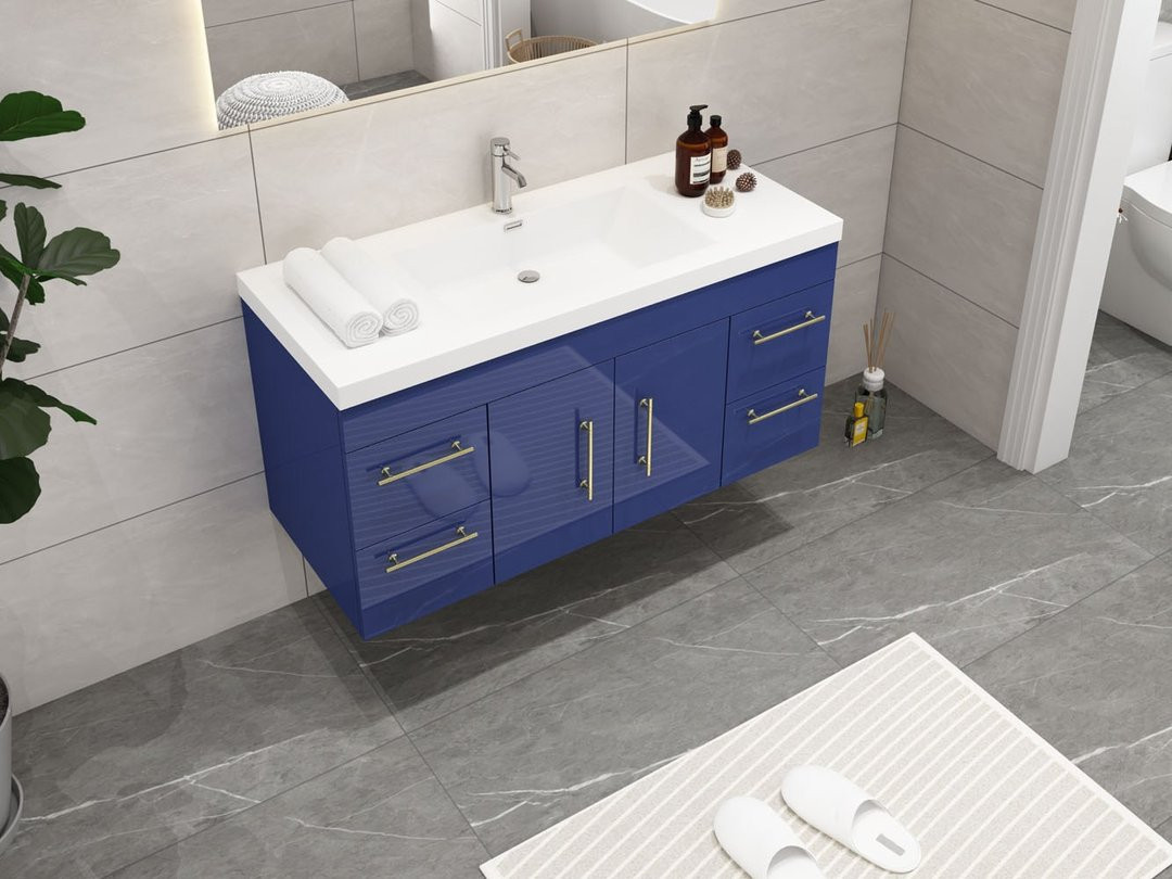 ELSA 48 inch Floating Modern Bathroom Vanity - LOS ANGELES VANITIES