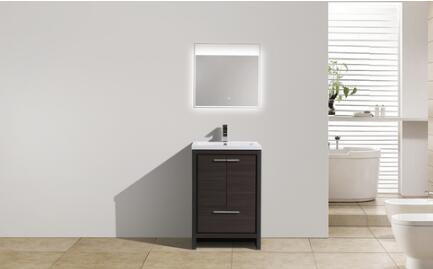 MOD 24″ Modern Bathroom Vanity With Acrylic Sink - LOS ANGELES VANITIES