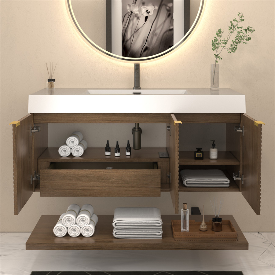 MT 48" Floating Modern Bathroom Vanity