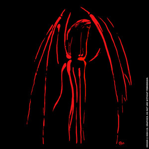 Red Cthulhu shirt - Arkham Bazaar