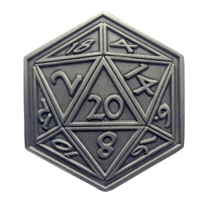 D20 Coin - Arkham Bazaar