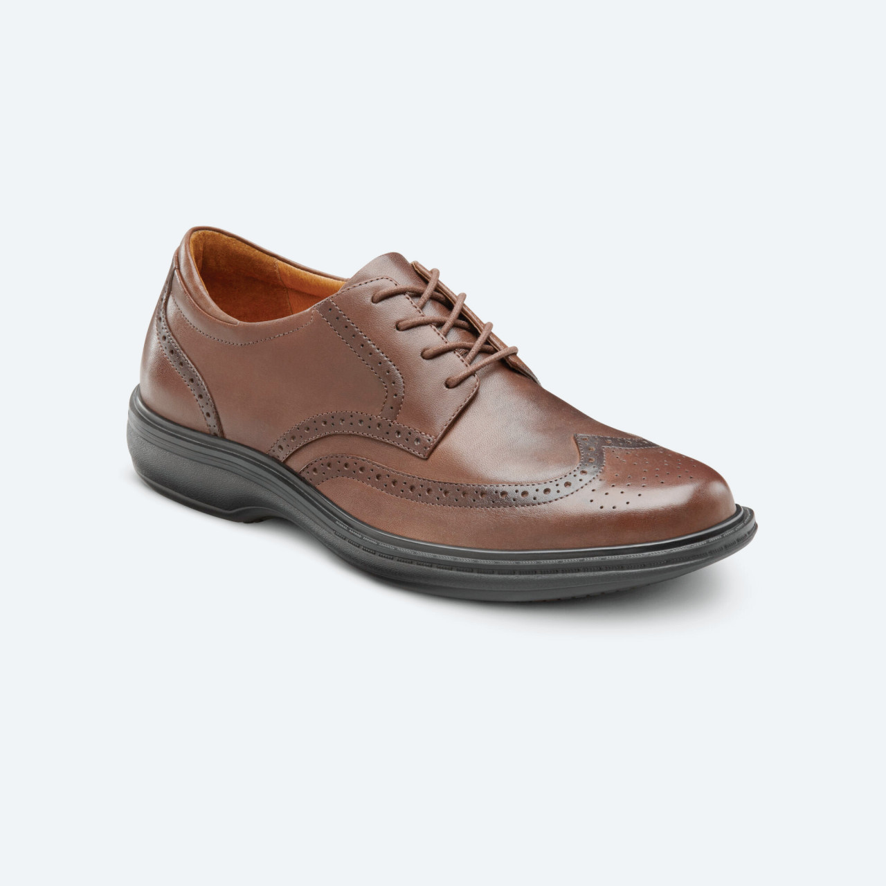Dr. Comfort Wing Tip Chestnut