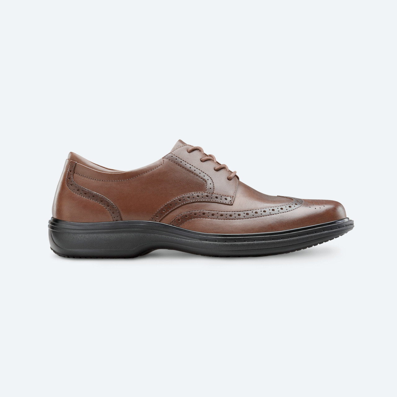 Dr. Comfort Wing Tip Chestnut