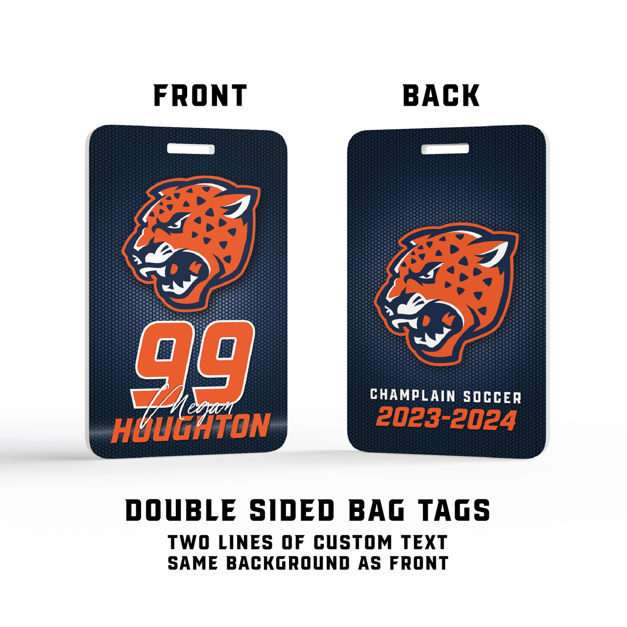 Custom Team & Player Bag Tags