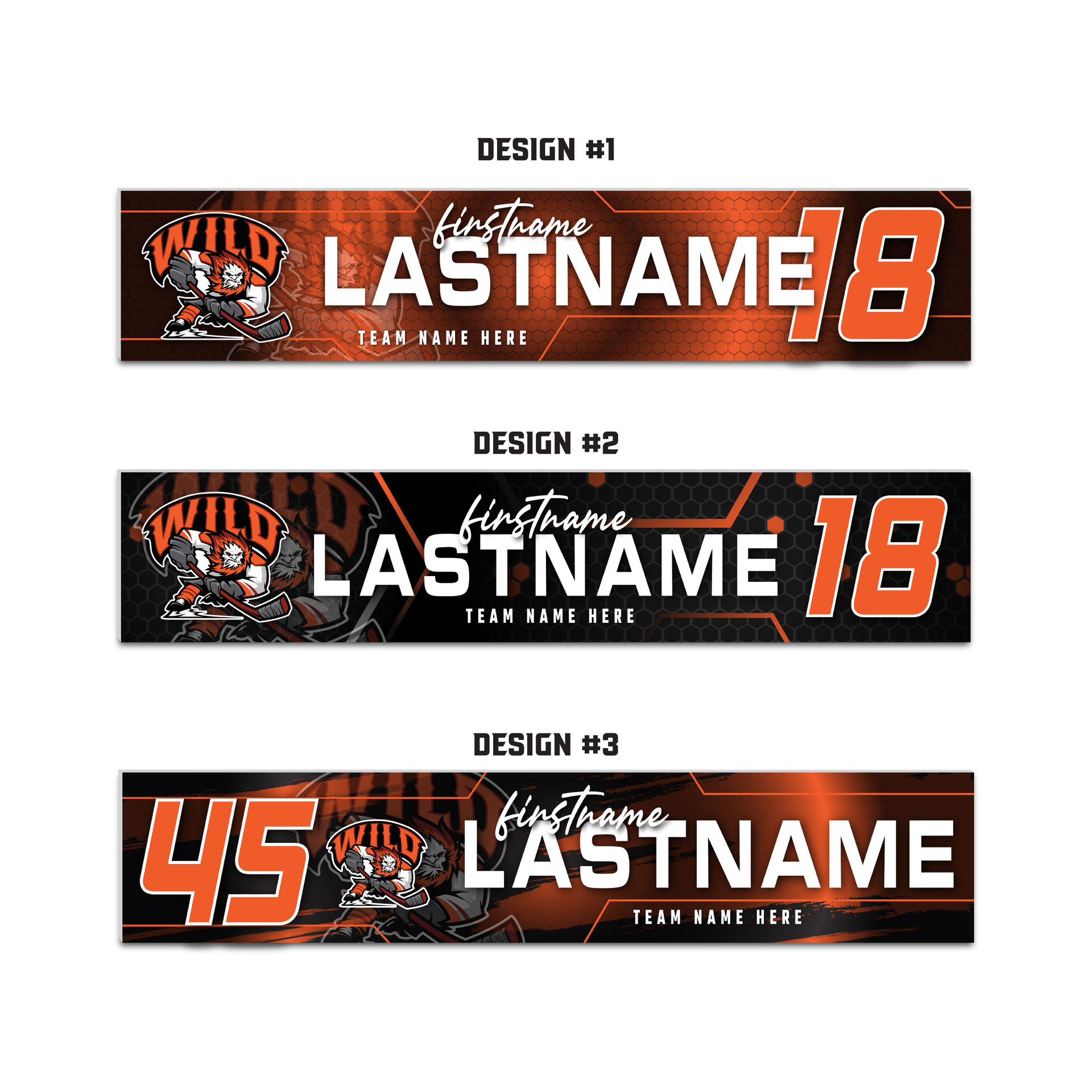 My Team Identity - Custom Bag Tags, Nameplates for Your Team