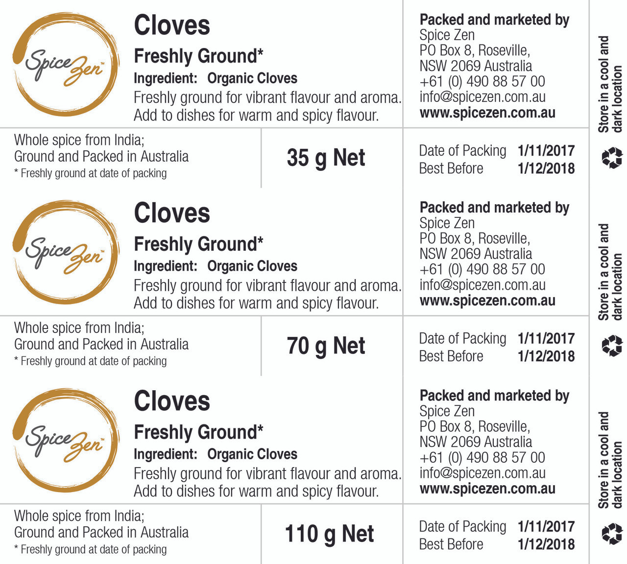 Ground Clove, Clove powder, Fresh Ground Cloves - Spicezen.com.au