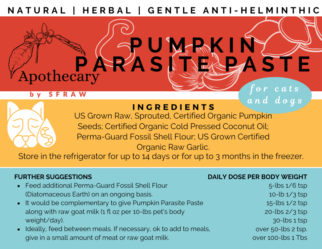 Pumpkin Parasite Paste 8oz - SFRAW