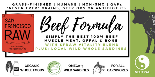 SFRAW Beef Formula 16 oz. - SFRAW