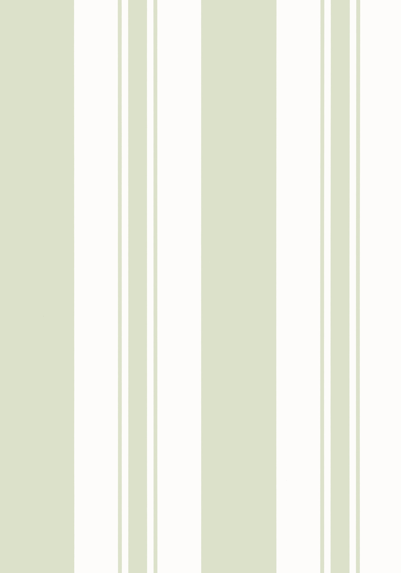 Traditional Evenly Striped Green Wallpaper | Lisa Bengtsson Stripe Forward