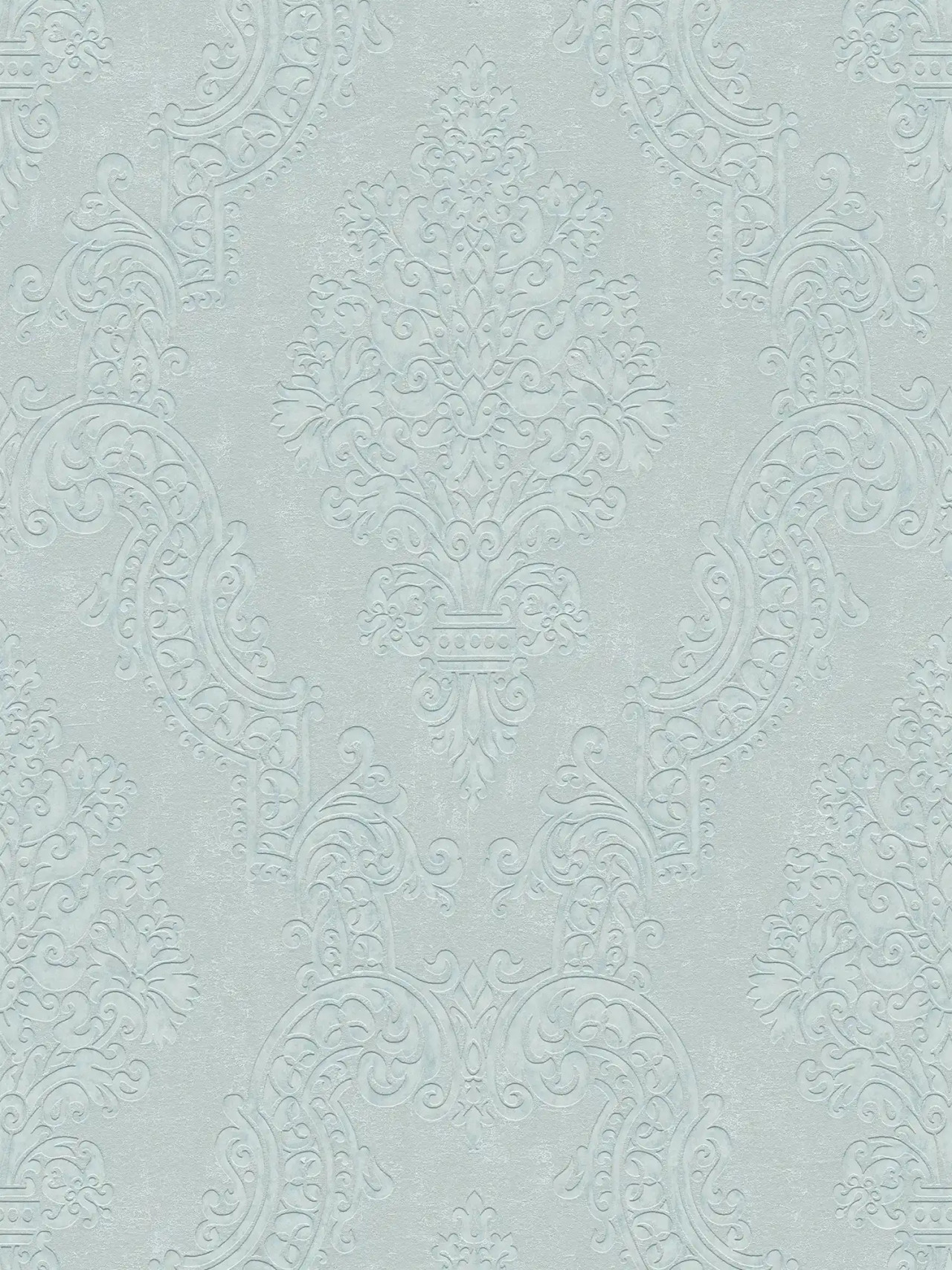 Elegant Damask Motifs Softest Blue Wallpaper | AS Creation Pure Elegance
