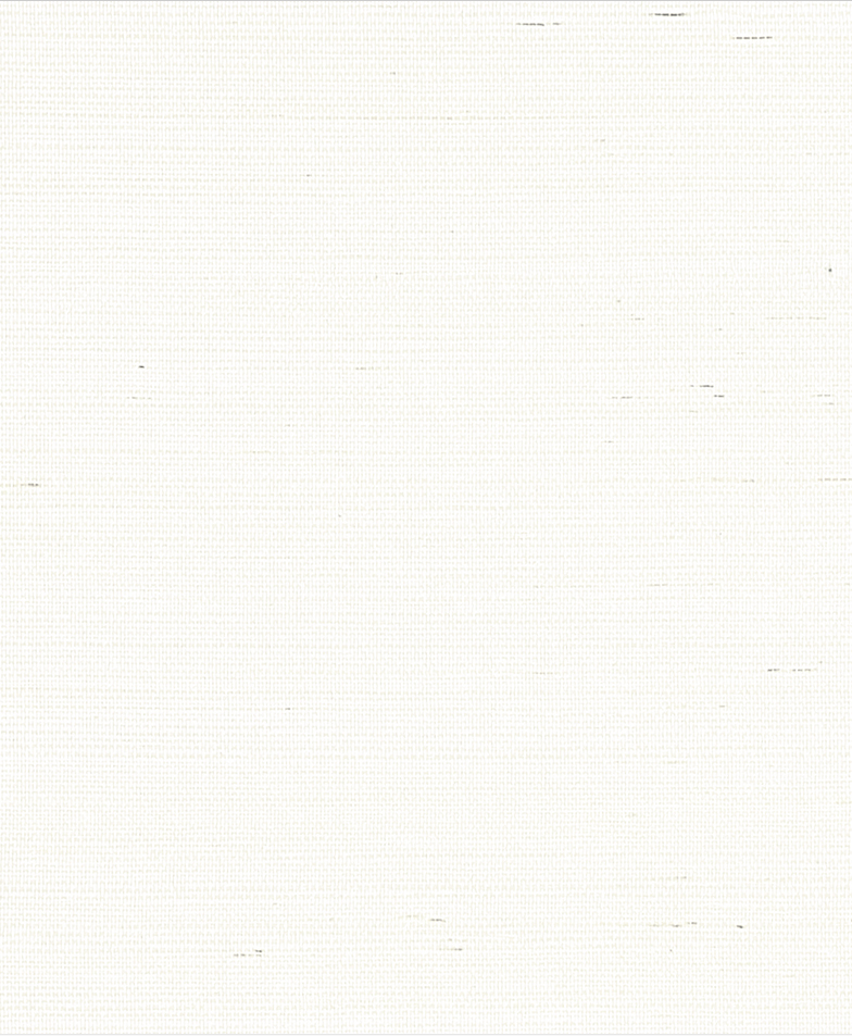 Finely Woven Textured Sisal Grasscloth White Wallpaper | Thibaut ...