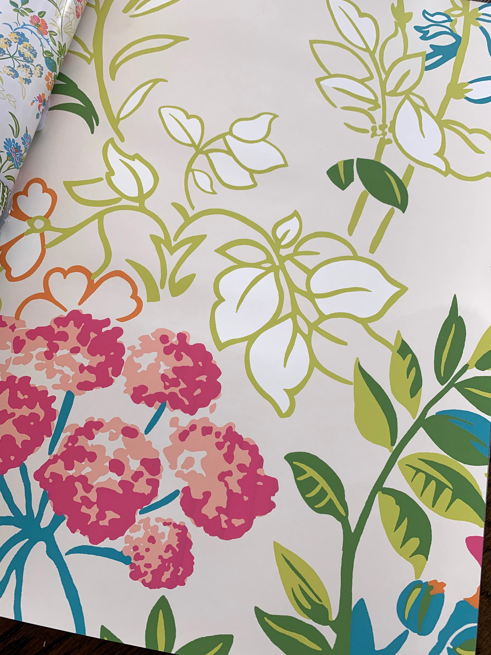 Floral Leaves And Branches Wallpaper In Multicolour on Cream Background ...