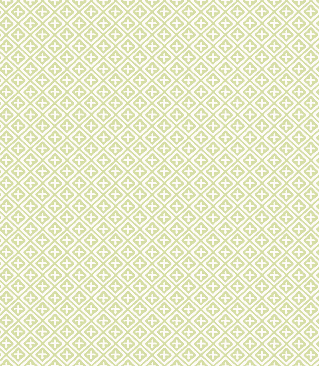 Hamptons Effect Diamond Trellis Green Wallpaper | Thibaut Holiday Trellis