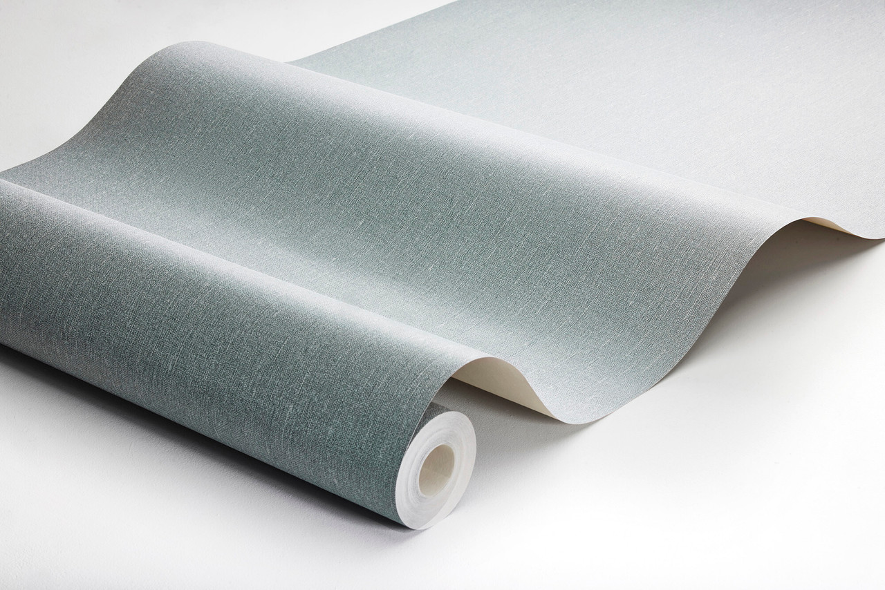 Plain Textured Faux Linen Denim Blue Non Woven Wallpaper | Borastapeter ...