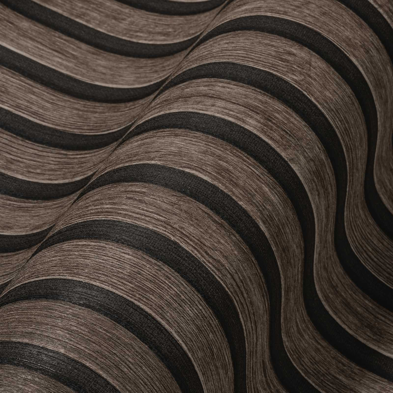 Textured Wood Panelling Effect Brown Non Woven Wallpaper | AS Creation ...