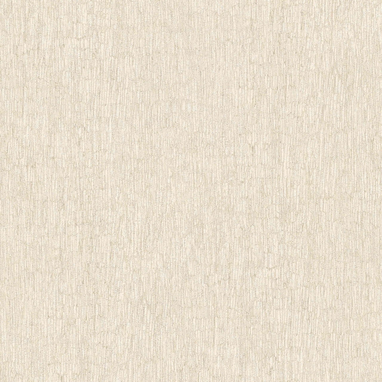 Plain Textured Metallic Cream Non Woven Wallpaper | AS Creation Zaire