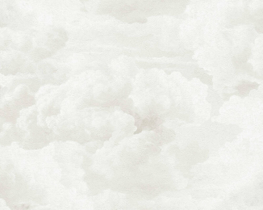 Fluffy Cloud Pale Beige Wallpaper | AS Creation Cumulus Clouds
