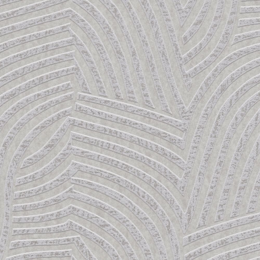 Modern Graphic Stamped Geometric Pattern Grey Wallpaper | AS Creation ...
